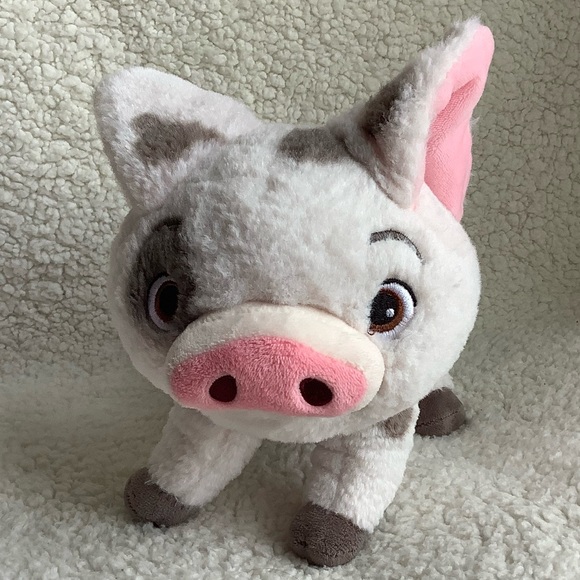 Disney | Toys | Disney Moana Pua Plush Stuffed Animal Embroidered Eyes ...